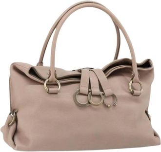 Ferragamo Sac &agrave; main Pre-owned - Femme - Pre-owned - Beige - Taille: ONE Size