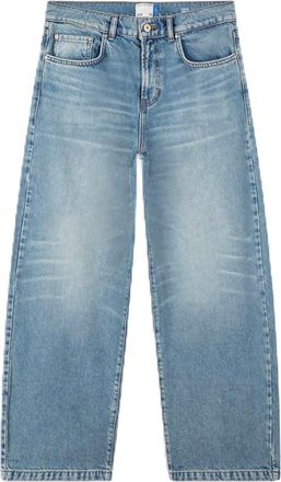 LTB Jeans Jeans Damen Larrie B - Baggy High Rise Basic-5-Pocket Medium Wash Blau aus Baumwollgemisch - Gr&ouml;&szlig;e W32L30