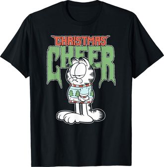 Garfield Christmas Cheer Ugly Sweater Grumpy Mood Poster T-Shirt