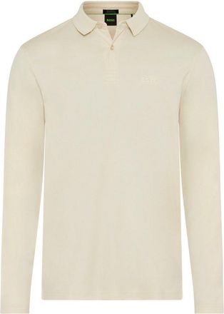 HUGO BOSS Langarm-Poloshirt Pirol Langarm, regular fit, Logo-Stickerei