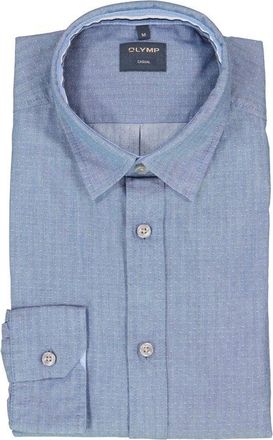 Olymp Herren Hemd blau