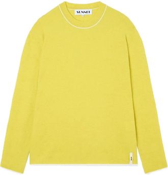 Sunnei pull à col rond - Jaune