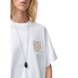 Loewe Paulas Ibiza - T-shirt droit brod&eacute; en coton