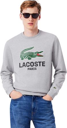 Lacoste Sweatshirt f&uuml;r Herren, Baumwolle (Grau)