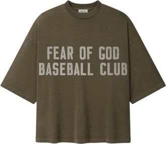 Fear of God Homme, Tops, Brun, Taille: S Baseball Club Tee