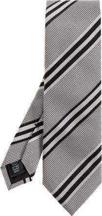 Dolce & Gabbana Homme, Accessoires, Gris, Taille: ONE Size Cravate en soie