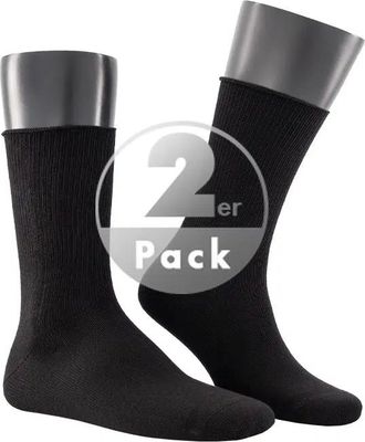 Hudson Herren Socken schwarz Baumwolle & Mix unifarben