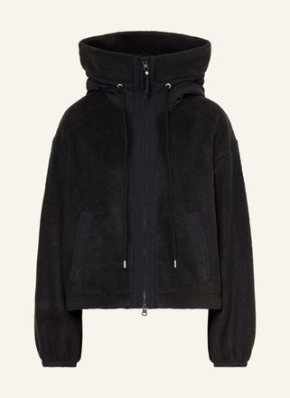 Parajumpers Parajumpers Teddyfell-Jacke Kisha Im Materialmix schwarz