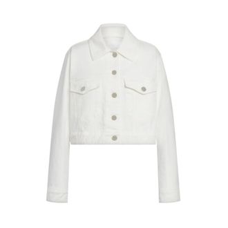 Dondup Femme, Vestes, Beige, Taille: 40 FR Veste regular en denim stretch