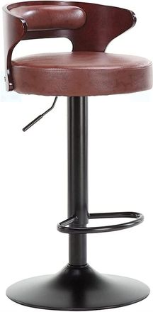 Generic Barhocker, h&ouml;henverstellbare Drehhocker aus Leder f&uuml;r K&uuml;cheninseln, Barhocker in Tresenh&ouml;he