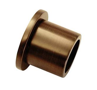 Gardinia Wandlager f&uuml;r Gardinenstangen &Oslash; 25 mm, Inklusive Befestigungsmaterial, Wandmontage, Serie Windsor, Metall, Bronze