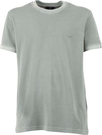 Fay Homme, Tops, Vert, Taille: XL Piquet Tinto Frosted T-shirt