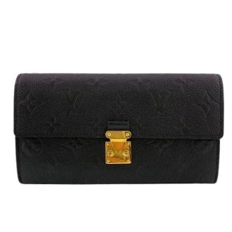 Louis Vuitton Portefeuille long (bi-pli) Pre-owned - Femme - Pre-owned - Noir - Taille: ONE Size