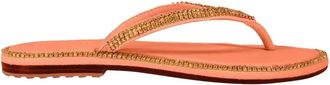 Mystique crystal-embellished sandals - Orange