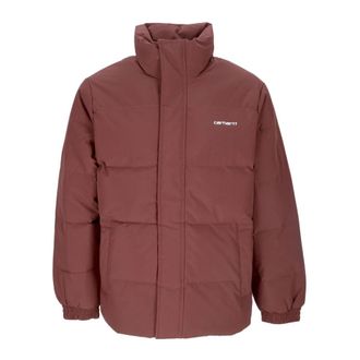 Carhartt Work in Progress High Neck Wasserabweisende Daunenjacke - - Jackets - Herren - Braun - L
