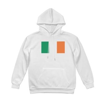 Generic Sweatshirts &Agrave; Capuche Femmes Doublure Polaire Imprim&eacute; Graphique Irlande Drapeau Pull Hoodie Hauts Streetwear Vintage Pull De D&eacute;tente Athleisure du XS 