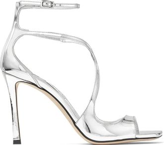 Jimmy Choo London Femme, Chaussures, Gris, Taille: 38 1/2 EU Azia 95