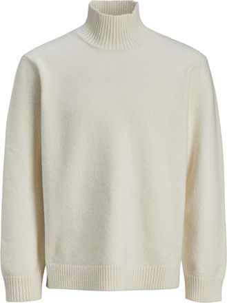 Jack & Jones JACK&JONES Herren JORSOFT Knit HIGH Neck Strickpullover, Sea Salt, XX-Large