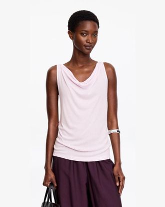 Arket Drapiertes Tanktop -Rosa