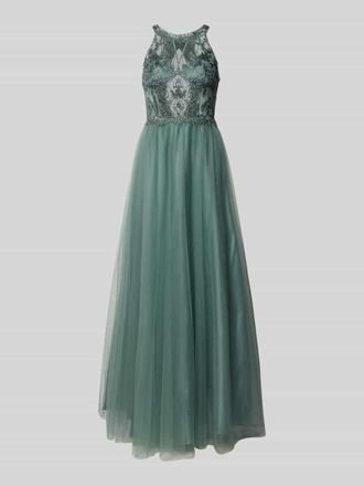 Laona Regular Fit Abendkleid in semitransparentem Design