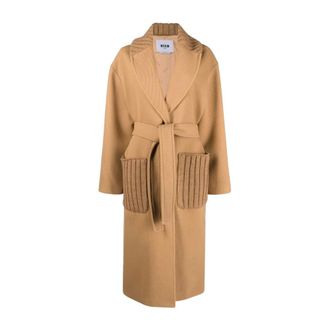 Msgm Msgm, Damen, M&auml;ntel, Braun, LGr&ouml;&szlig;e