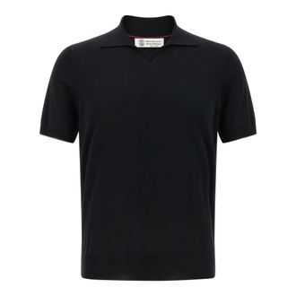 Brunello Cucinelli Homme, Tops, Noir, Taille: M Polo