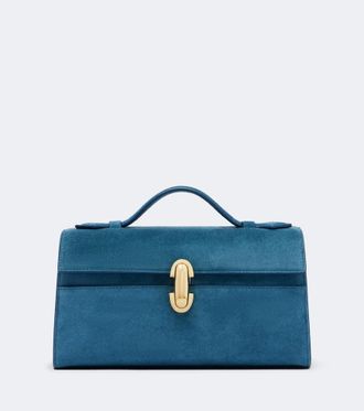 Savette Sac Symmetry Pochette Small en daim