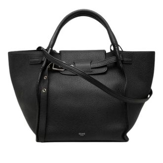 Celine Pre-owned Cuir sacs-celine - Femme - Pre-owned - Noir - Taille: ONE Size