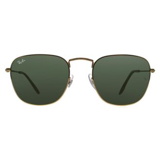 Ray-Ban Square Unisex Gold G-15 Gr&uuml;n RB3857 Frank