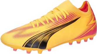 Puma Puma Men Ultra Match Mg Soccer Shoes, Sun Stream-Puma Black-Sunset Glow, 42.5 EU