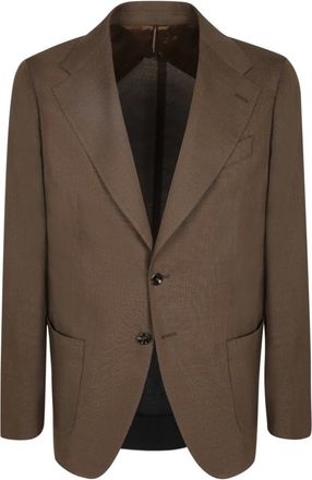 Dell'Oglio Homme, Costumes, Brun, Taille: XL Veste Classique