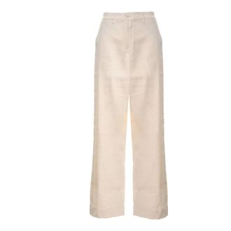 Re-hash Femme, Pantalons, Beige, Taille: W26 Maya Wide Pantalons