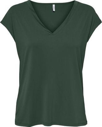 Only Onlfree Life S/S Mod.V-Neck Top JRS Noos