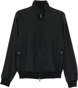 Emporio Armani Homme, Vestes, Gris, Taille: 3XL Track Jacket