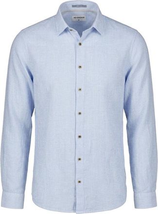 No Excess Herren Hemd aus Leinen und Baumwolle