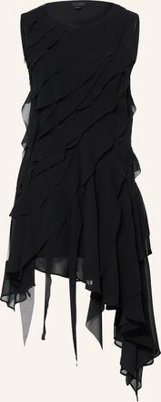 AllSaints Allsaints Kleid Angie Mit Volants schwarz