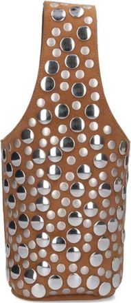 Khaite sac seau Livia &agrave; d&eacute;tails de clous - Marron