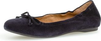 Gabor Damen Klassische Ballerinas, Frauen Elegante Flats,Best Fitting,Ballerina-Schuhe,Ballett-Schuhe,flach,Womens,Atlantik,40 EU / 6.5 UK, 84.120, Blau Atl