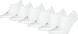 Calvin Klein 8719965009202 CK MEN FOOTIE HC 6P ECOM, Blanc., 39-42