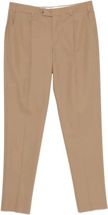 Pantaloni Torino Homme, Pantalons, Brun, Taille: XL Pantalon &agrave; plis