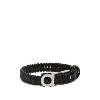 Ferragamo Gancini Armband - - Accessories - Herren - Schwarzk - ONE SIZE