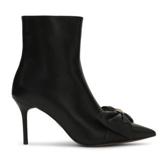 Kazar Klassische Stiefel mit gro&szlig;er Schleife - - Shoes - Damen - Schwarzk - 36 EU