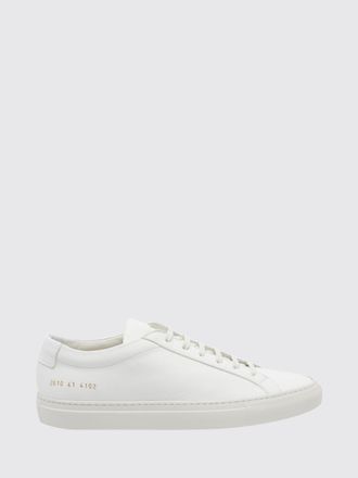 Common Projects Achilles Low Sneakers aus glattem Kalbsleder mit laminiertem Logo