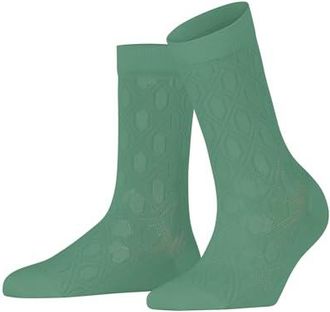 Falke Evolute W So coton fantaisie 1 paire, Chaussettes Femme, Turquoise Ocean Green 7506 Evolute, 35-38