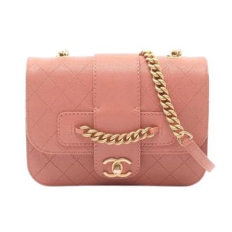 Chanel Pre-owned Matelasse Leder Schultertasche - - Pre-owned - Damen - Rosa - ONE SIZE