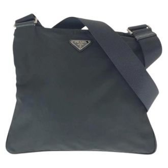 Prada Sac bandouli&egrave;re en nylon Pre-owned - Femme - Pre-owned - Noir - Taille: ONE Size