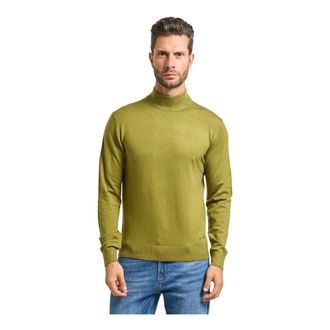 Yes-Zee YES Zee, Homme, Pulls, Vert, Taille: 3XL Pull &agrave; Col Roul&eacute;