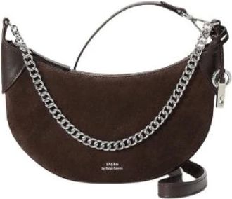 Polo Ralph Lauren Mini sac &agrave; bandouli&egrave;re ID - Femme - Sacs - Brun - Taille: ONE Size