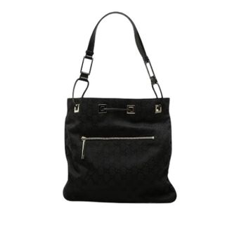 Gucci Pre-owned Vintage Canvas Shoulder Bag - - Pre-owned - Damen - Schwarzk - ONE SIZE