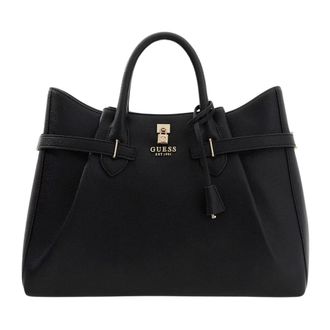 Guess Noelle Girlfriend Satchel - - Bags - Damen - Schwarzk - ONE SIZE